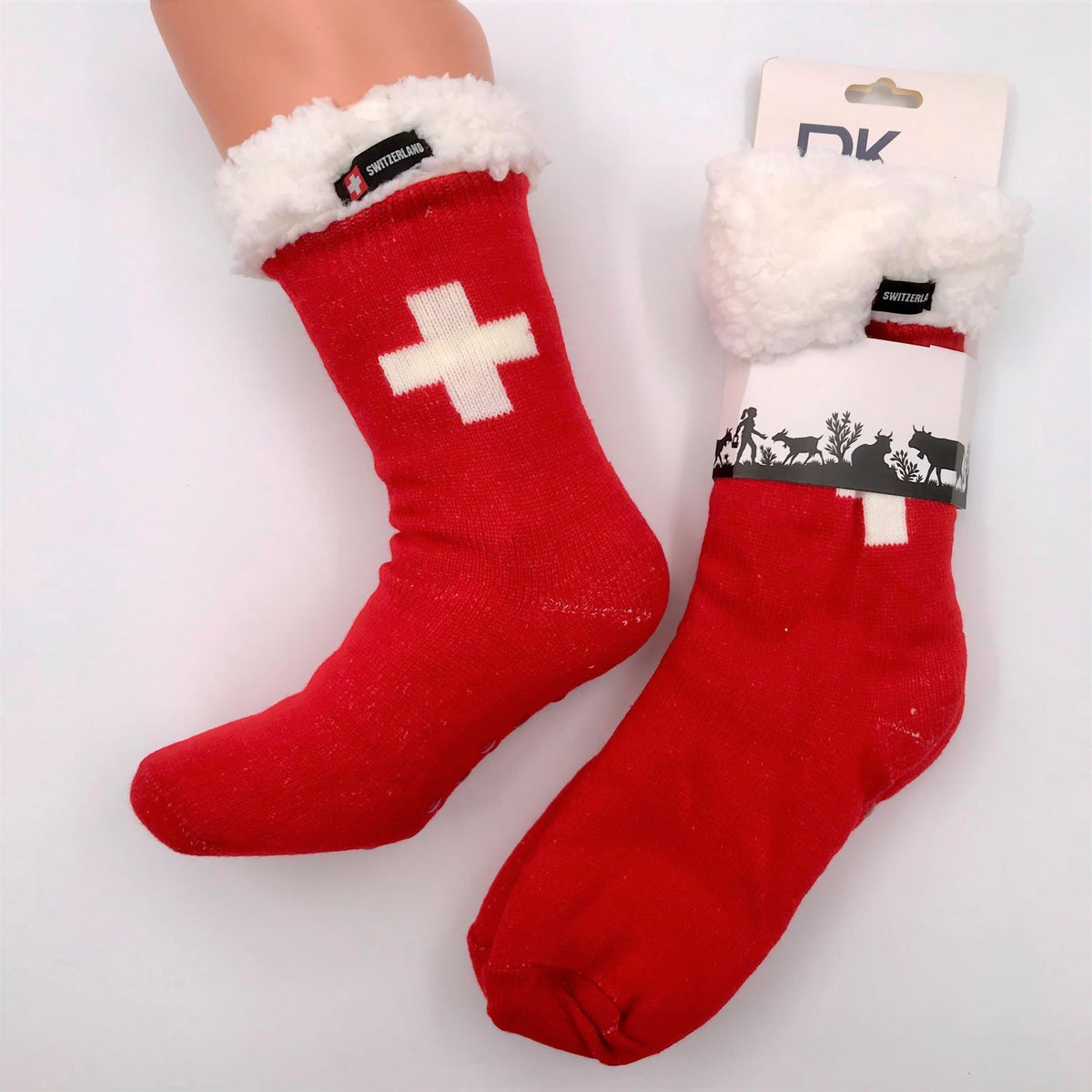 NEW! Swiss Alpine Hut Socks - Classic Swiss Cross – Alpen Schatz