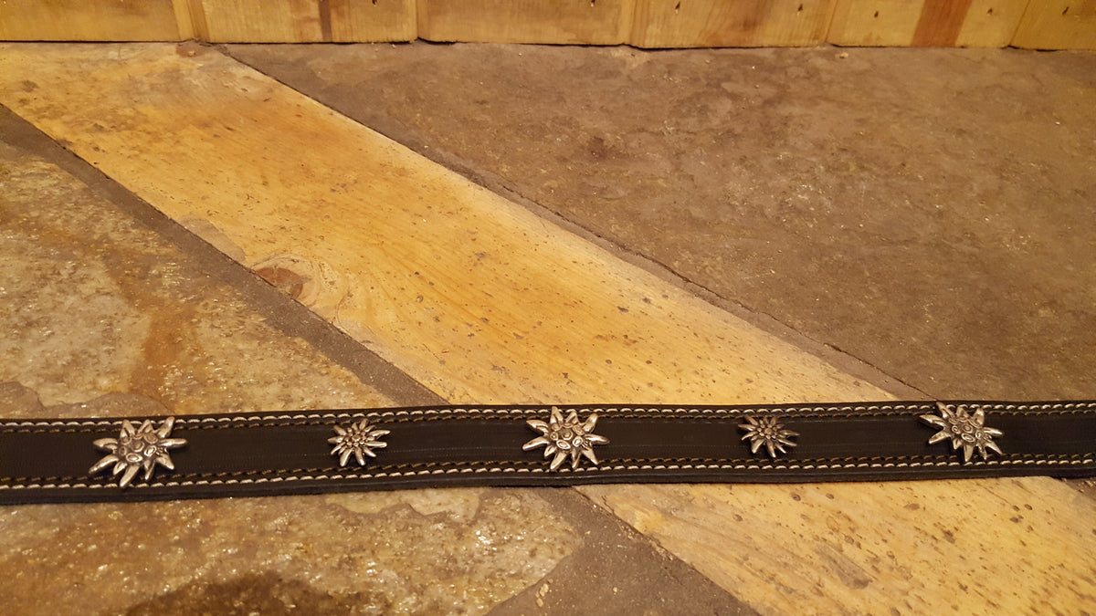 Rustic Edelweiss Swiss Belt – Alpen Schatz