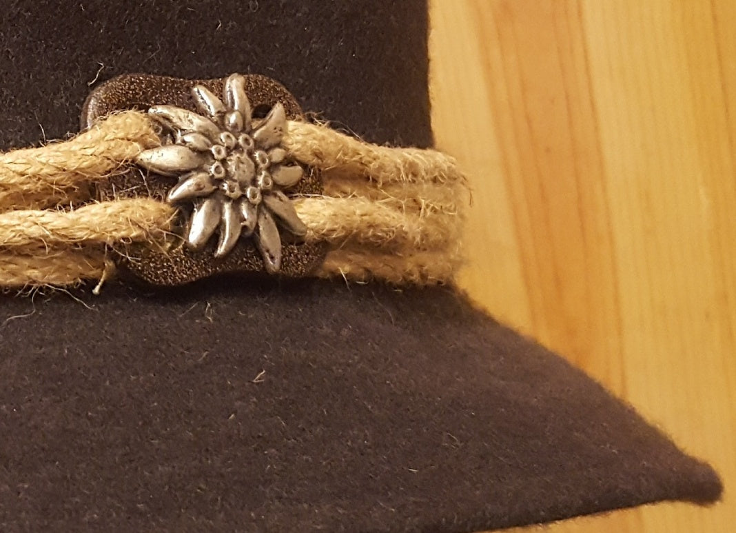Trachten Hat with Coin, Edelweiss, Antler Piece or Antler Rosette ...