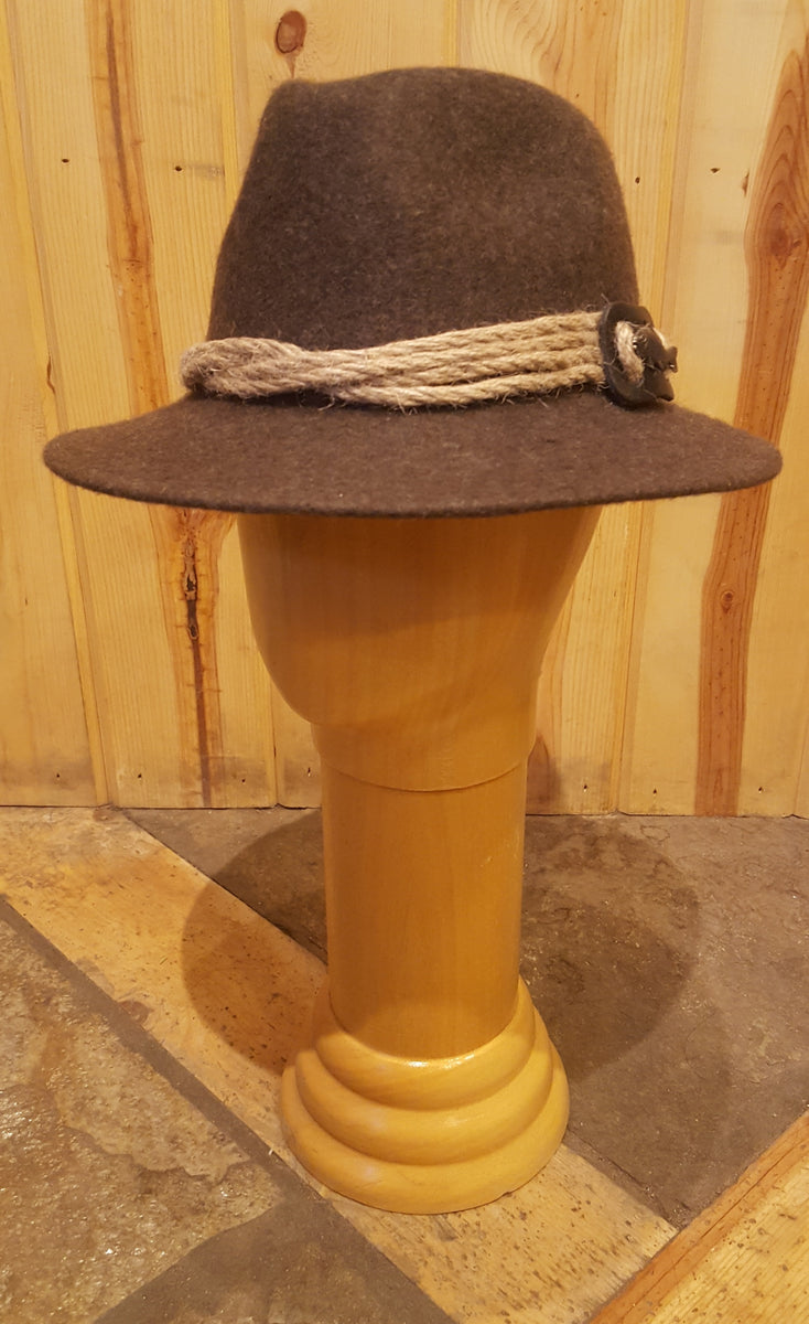 Urige Anglerhut (Traditional Fisherman's hat with Pewter Fish Adornmen ...