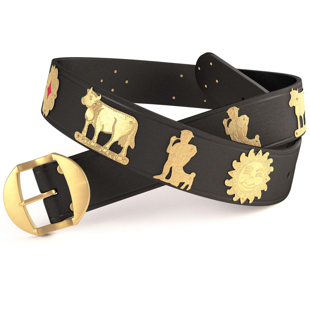 Traditional "Appenzeller" Swiss Belt – Alpen Schatz
